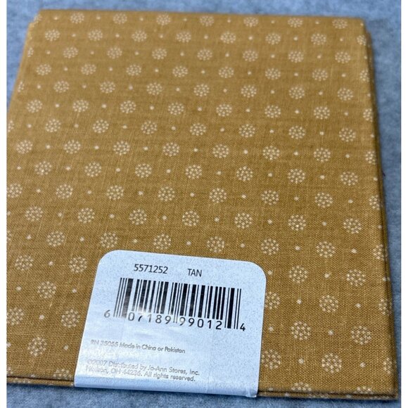 Jo-Ann Stores | Office | Tan Polka Dot Fabric Quarter 8 X 21 Cotton By ...